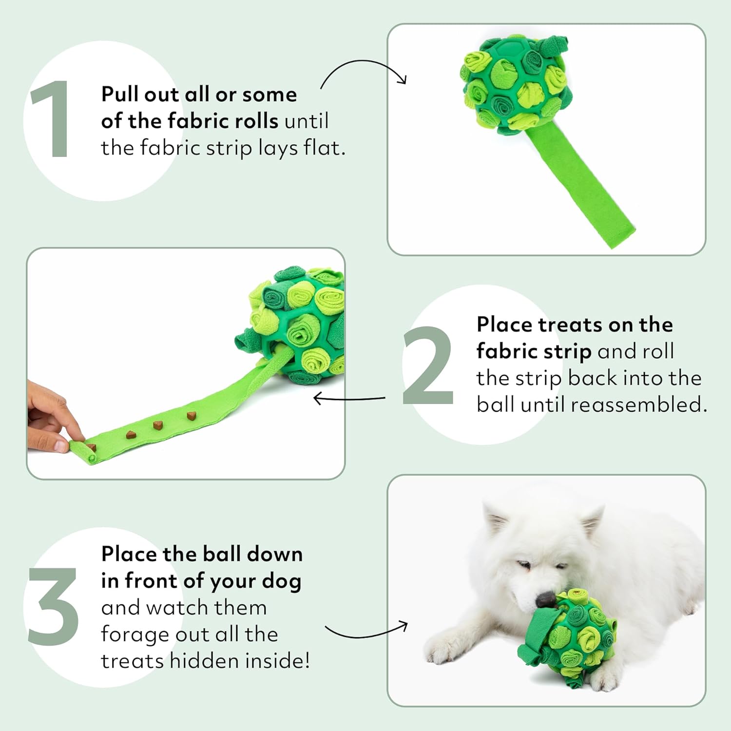 Forager Ball – Interactive Treat Dispenser Toy | Reggie