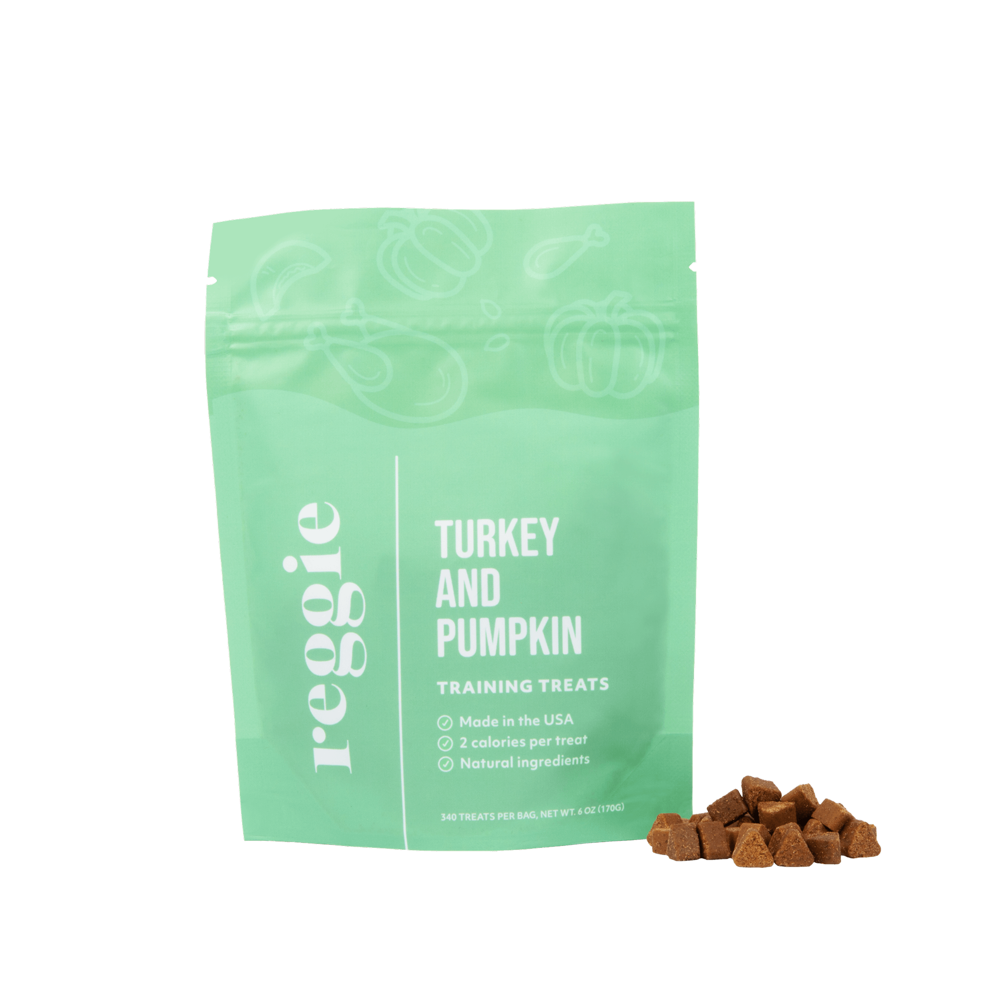 Turkey & Pumpkin Dog Treats – Training Snacks | Reggie